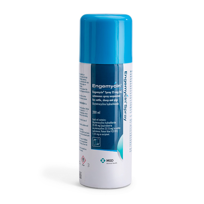 MSD Animal Health Hub: Engemycin® Spray 25 mg/ml cutaneous spray ...