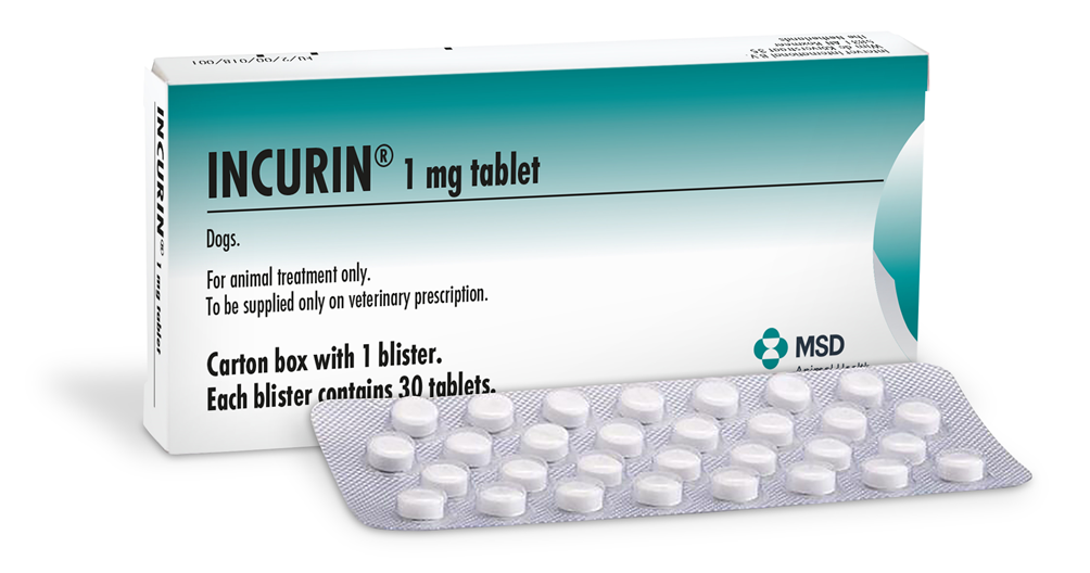 Incurin® 1 mg tablets | MSD Animal Health HUB