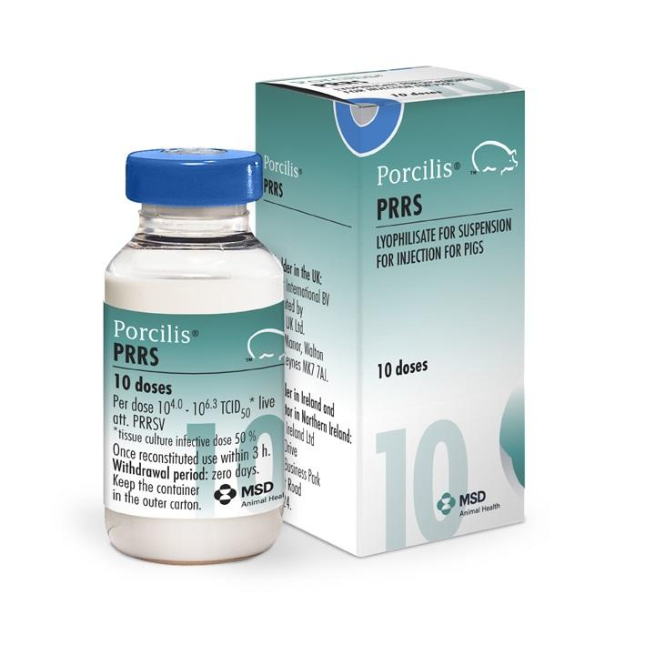 Porcilis® PRRS Lyophilisate and solvent for suspension for injection ...