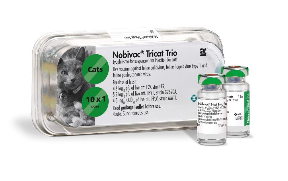 Nobivac® Tricat Trio, lyophilisate and solvent for suspension for ...