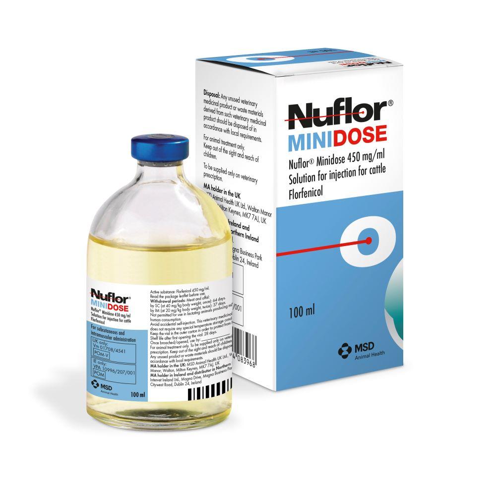 Nuflor® Minidose 450 mg/ml solution for injection for cattle | MSD ...