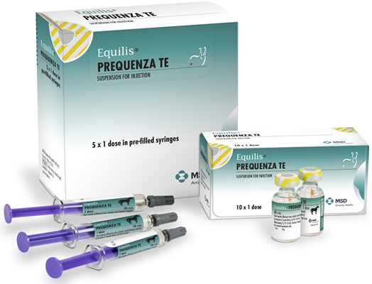 Equilis® Prequenza Te, Suspension for injection for horses | MSD Animal ...
