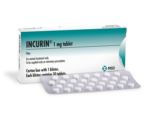 Incurin® 1 mg tablets | MSD Animal Health HUB