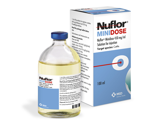 Nuflor® Minidose 450 mg/ml solution for injection for cattle | MSD ...